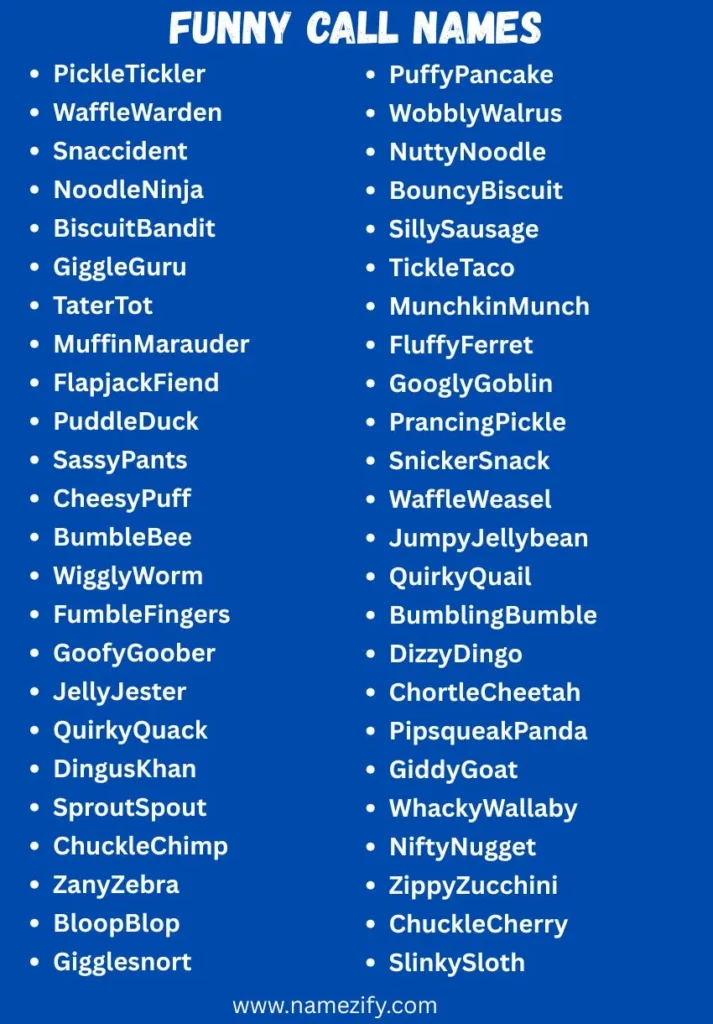 650+ Funny Call Names to Crack Up Your Friends